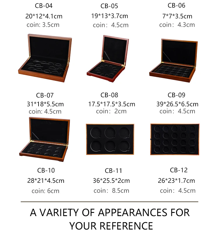 Mini Pu Leather Wrapped Metal Gift Packaging Souvenir Plastic Coin ...