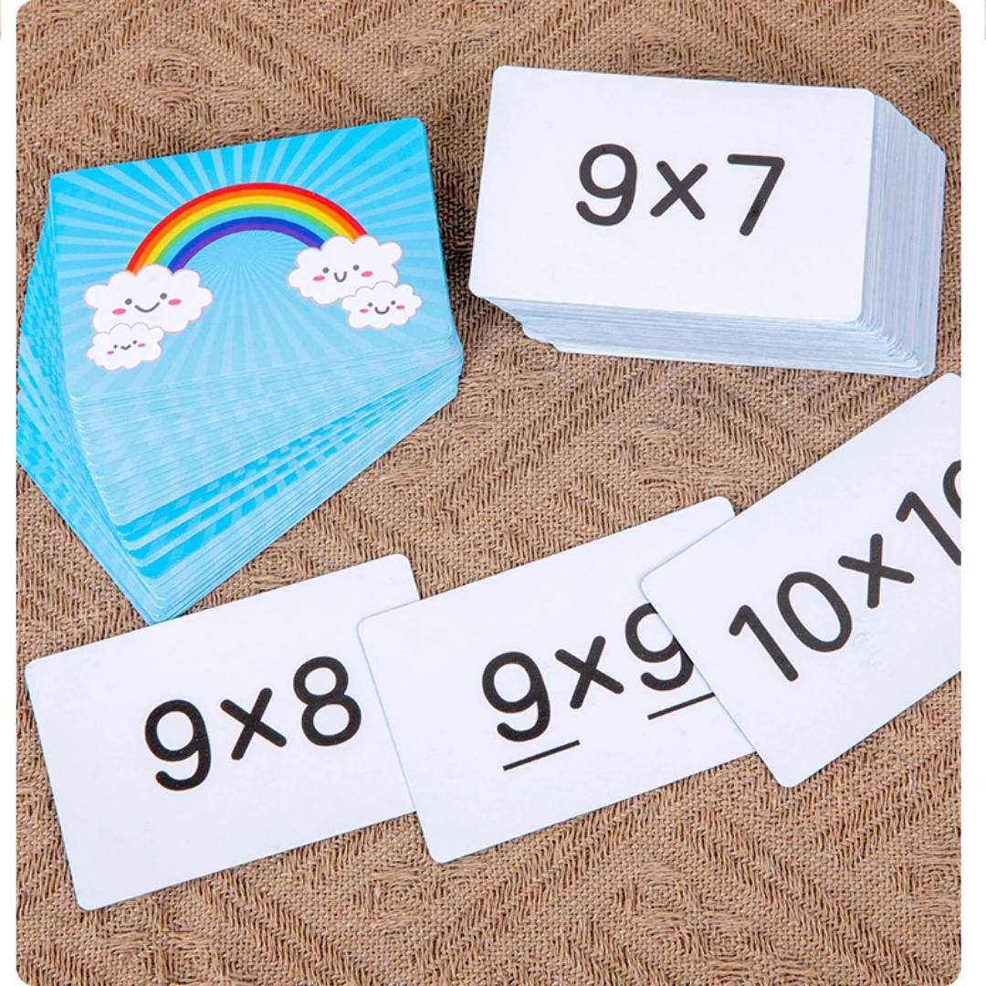 Wooden Math Multiplication Board Montessori Counting Toy Math Table ...