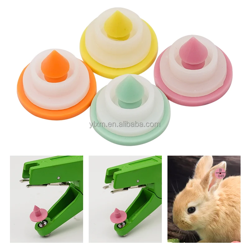 Laser Printing Rabbit Ear Label Card No. 1-100 Animal Identification ...