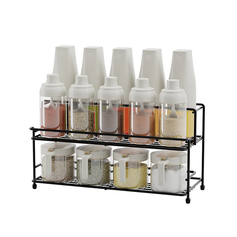 Bulk Countertop Spice Rack Organizer Condiment Seasoning Holder For ...