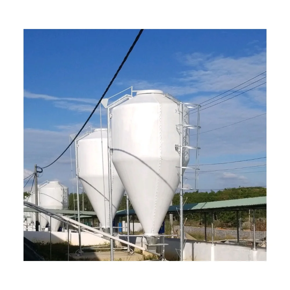 Silo feeding system 7.5 tons Composite silo includes weighing system ...