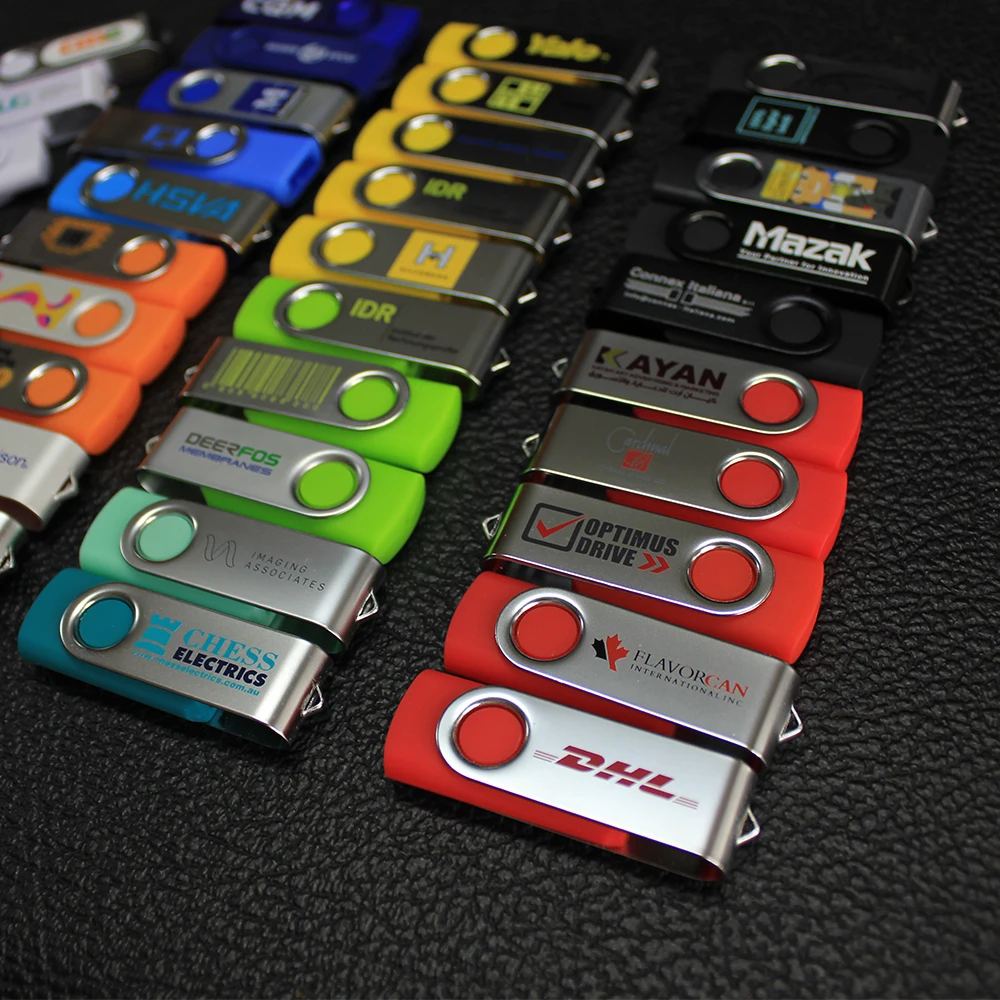 OEM Swivel USB 2.0 Flash Drives - Customizable & Reliable