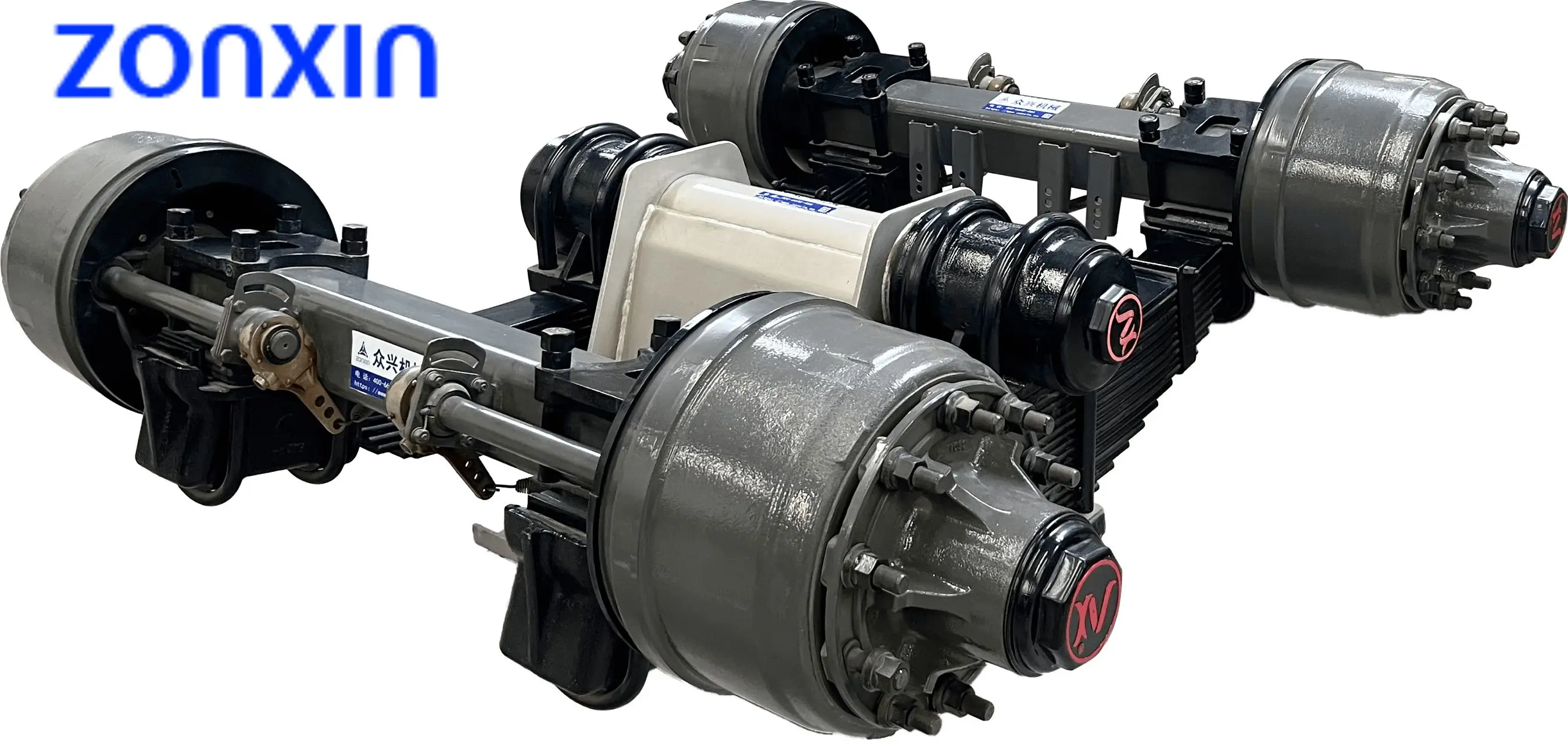 Heavy Duty Truck/semi Trailer Tandem Bogie Suspension Truck Bogie With 2 Axles - Buy Tandem ...