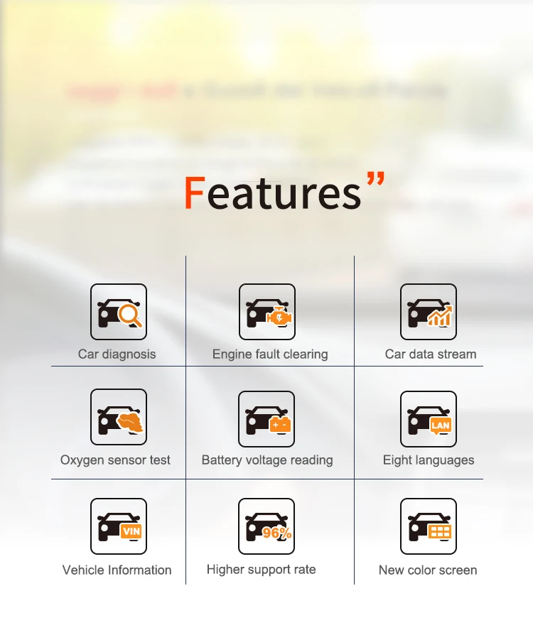 V317 Car Diagnostic Instrument - OBD Fault Detector Tool