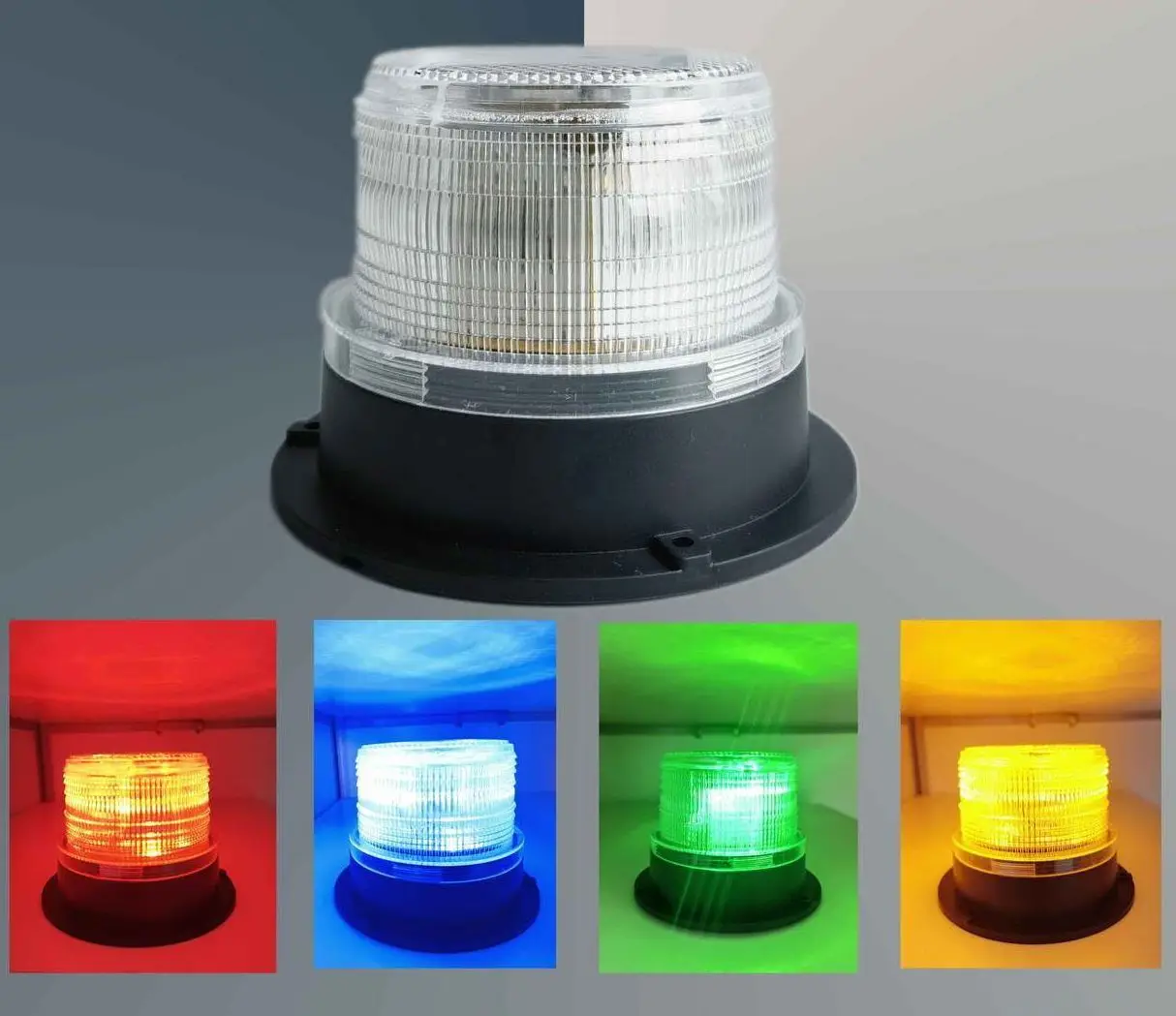 Solar Traffic Flash Led Warning Strobe Light Road Safety Led Vehicle ...