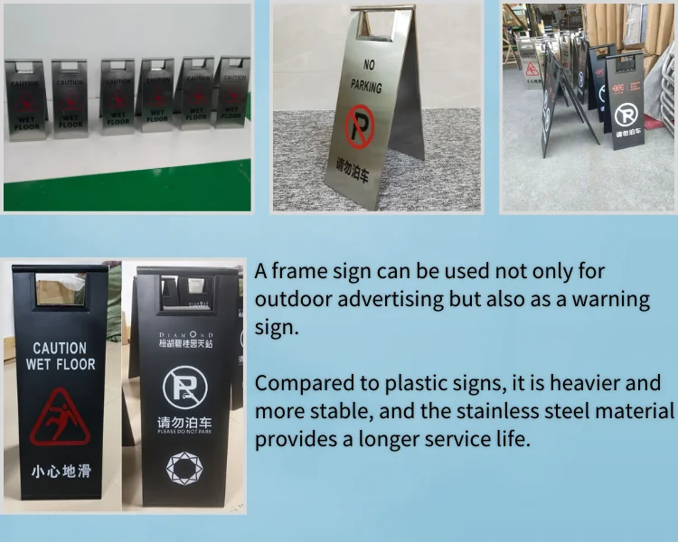 Custom Outdoor a-Frame Metal Stand by Kexian - Durable & Versatile