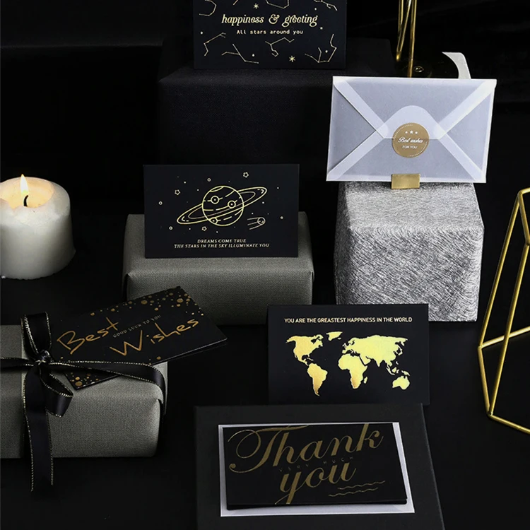 Customized Luxury Tarjetas Creative Embossed Blank Greeting Visiting ...