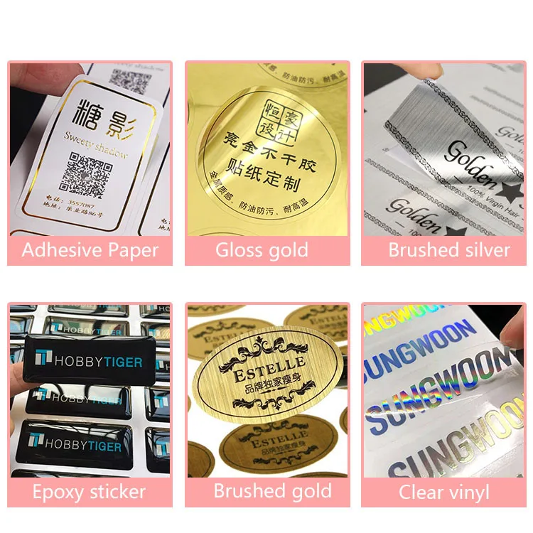 Wholesale Custom Epoxy Sticker Sheet Printing Adhesive Epoxy Domed ...