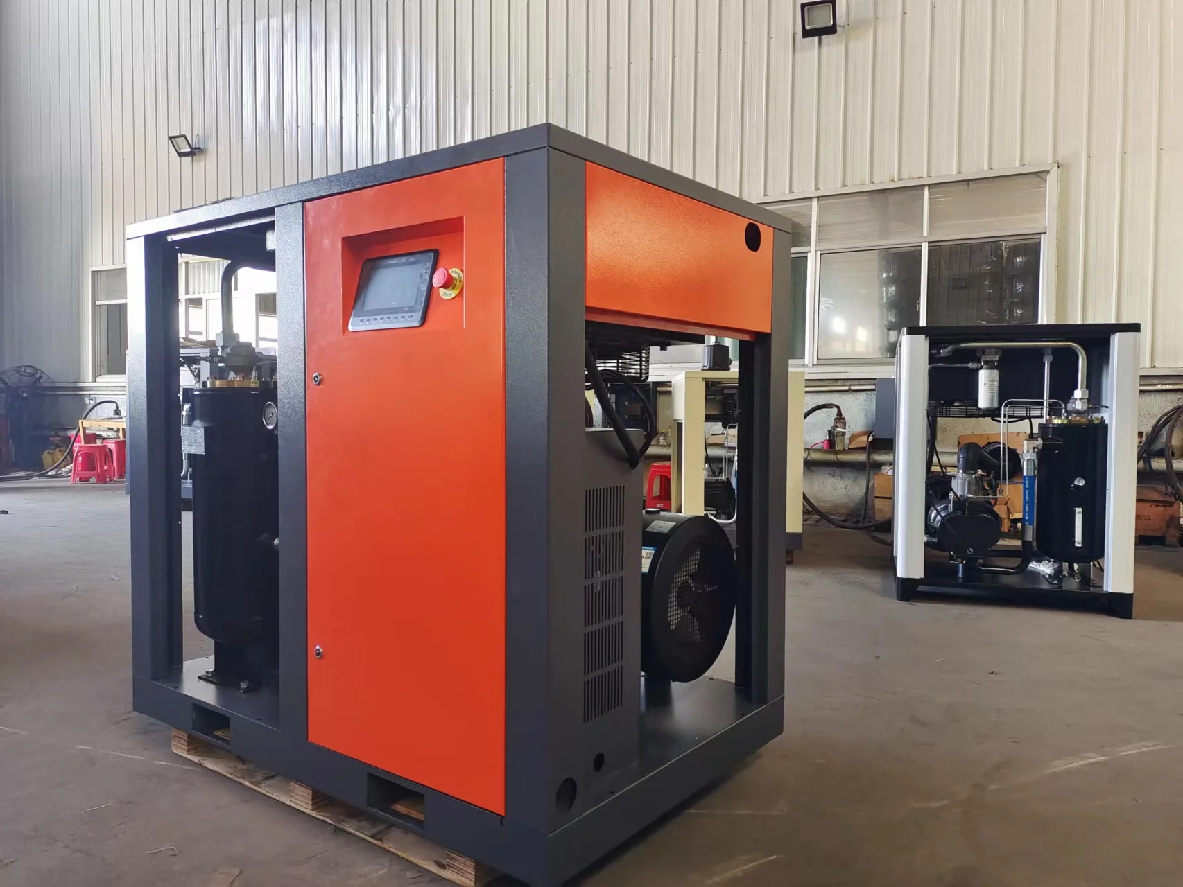 Airstone Rotary Screw Type Air Compressor 30kw 40hp 150 CFM Variable ...