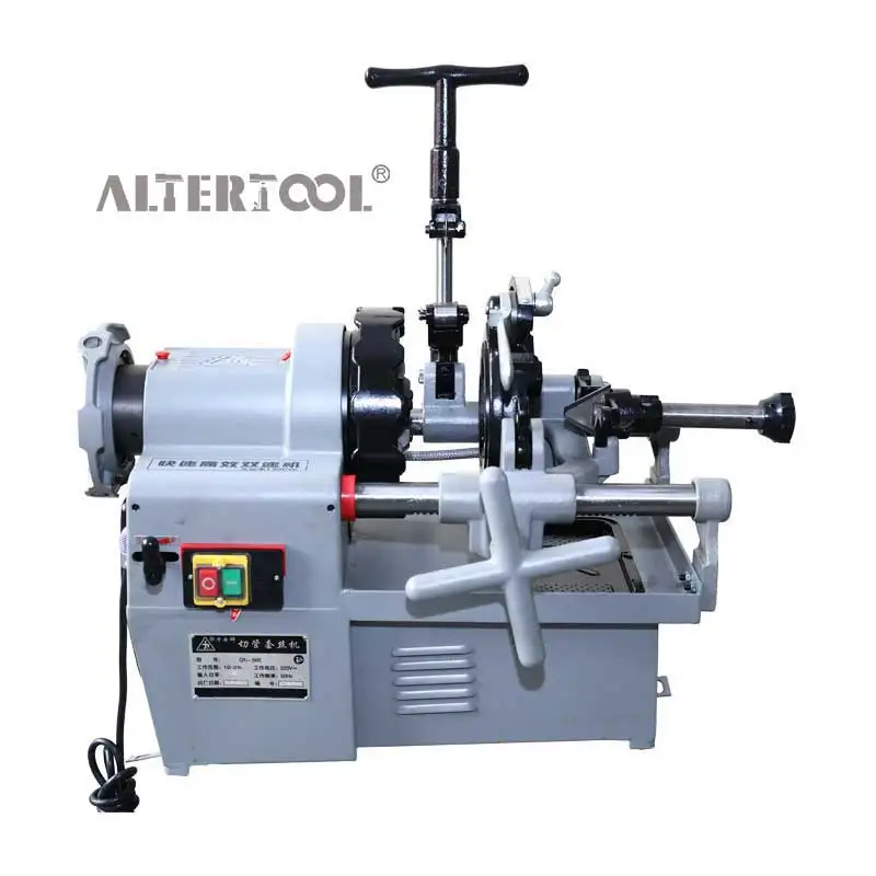ALTERTOOL Factory Pipe Threader Pipe Threading Machine 2(1/2)"-6" with Good Price TTSA1-2460 ...