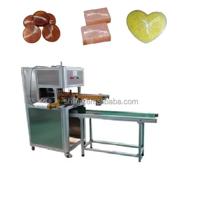 Pleat Plastic Stretch Film Wrapping Packing Machine Small bar Round ...