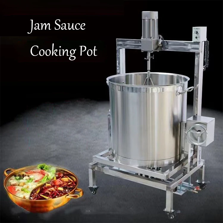 New Design Large Capacity Automatic Gas Heating Caramel Sauce Cooking ...