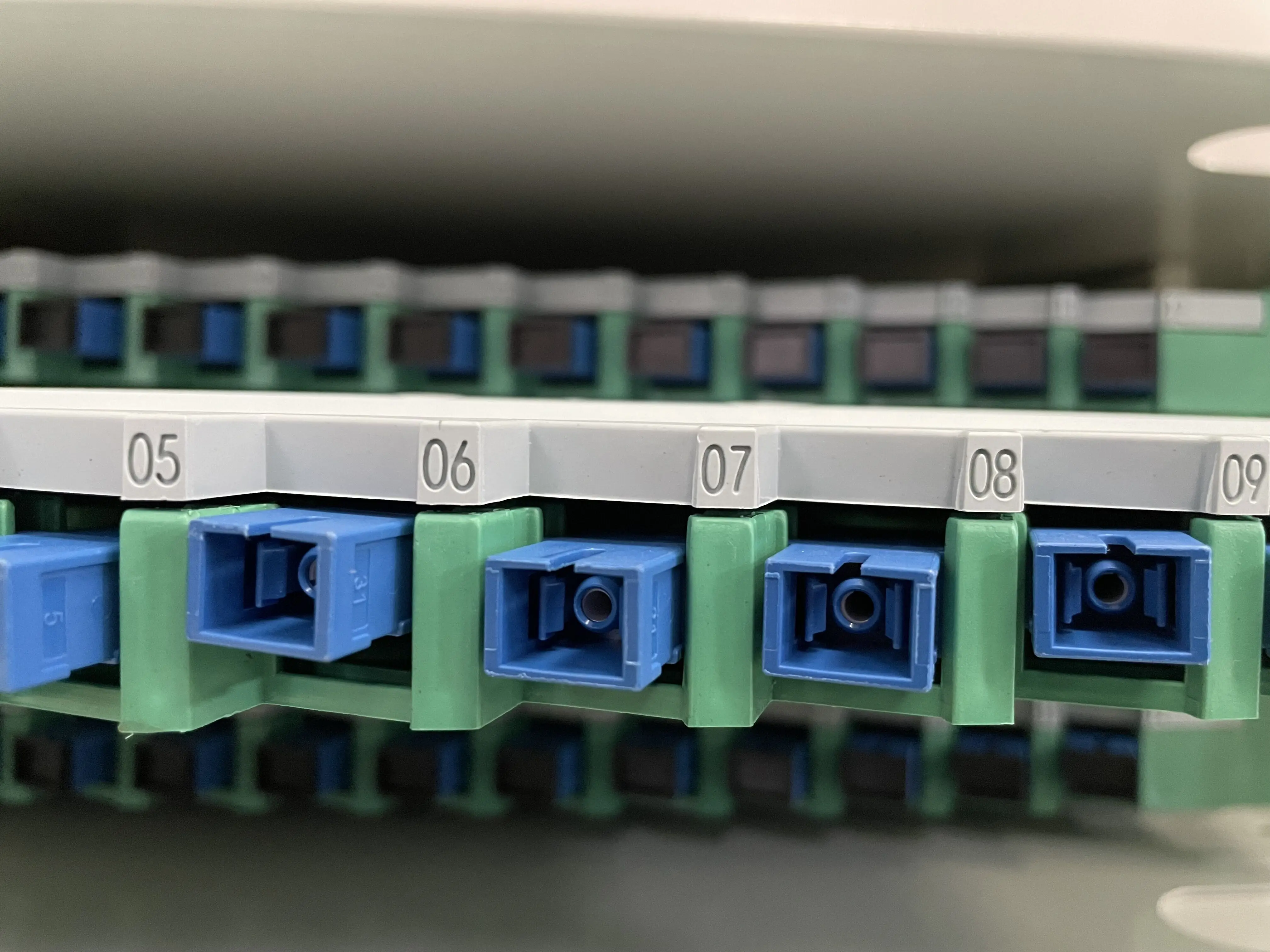 4U Rack Mount 12 24 48 96 144 Core Port ODF with splice tray Optical ...