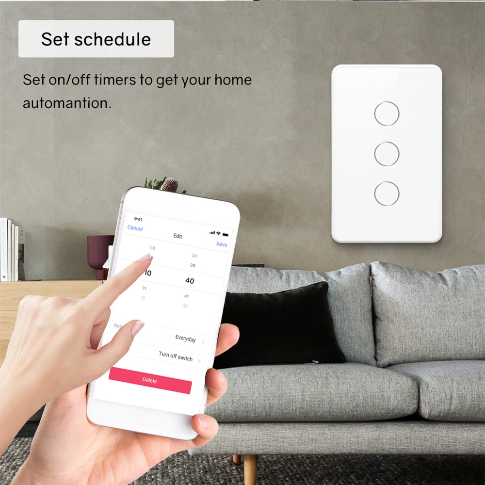 Esp8266 or Esp32 Based Custom Smart Home Tuya 1gang Touch Wifi Smart ...