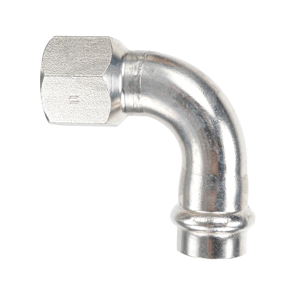 Bsp Thread V Type Carbon Steel Pipe Connection 90 Degree Elbow Carbon ...