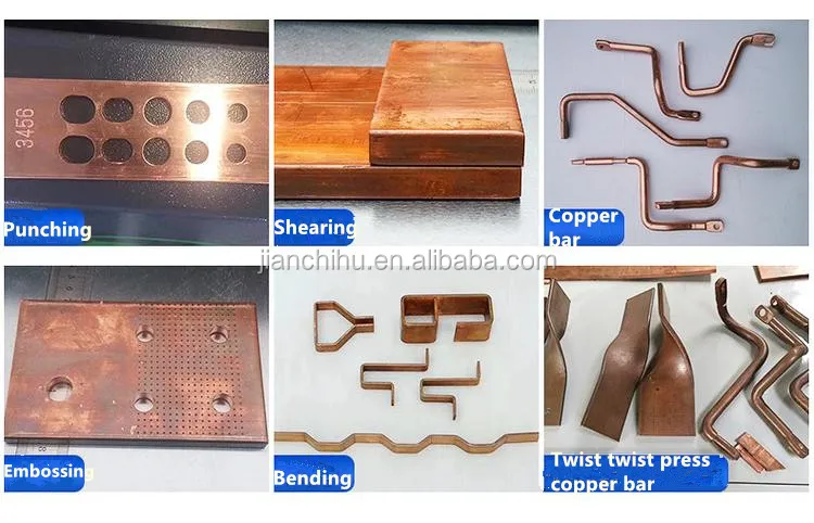 Electric Busbar Cutting Machine Busbar Bending Machine Copper Busbar ...