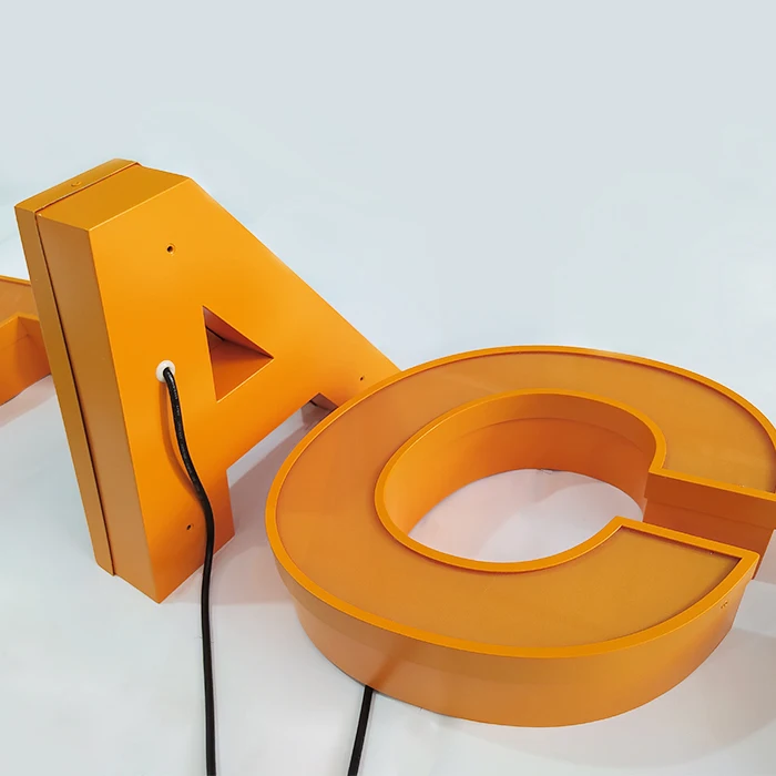 Waterproof Outdoor 3D LED Illuminated Letter Signage
