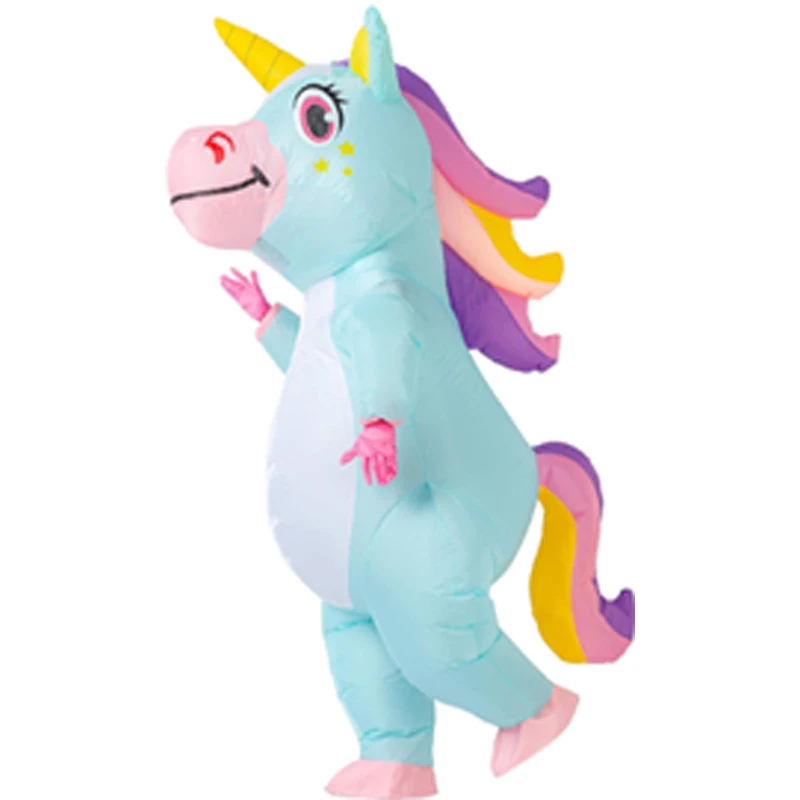 A Full Body Unicorn Inflatable Cosplay Costume Cartoon Anime Inflatable ...