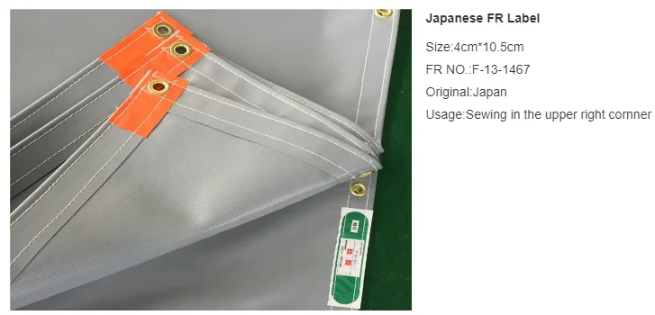 Gray Color Soundproof Fireproof Pvc Tarpaulin Sound Barrier Safety ...