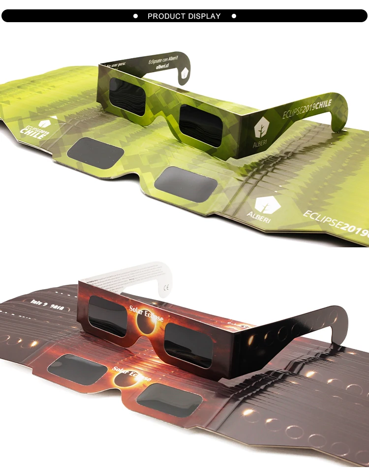 Newest Design For 2024 Solar Eclipse Glasses Custom Design Paper Solar ...