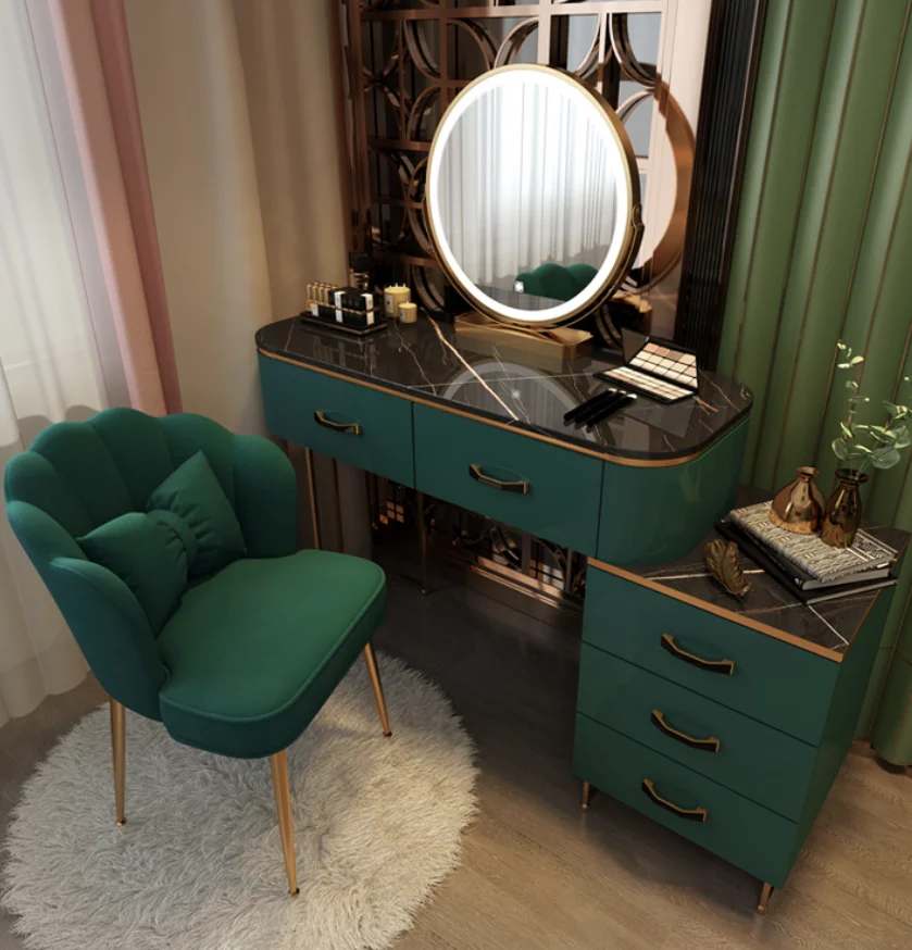 Luxury Bedroom Furniture Dressing Table For Bedroom Vanity Makeup ...