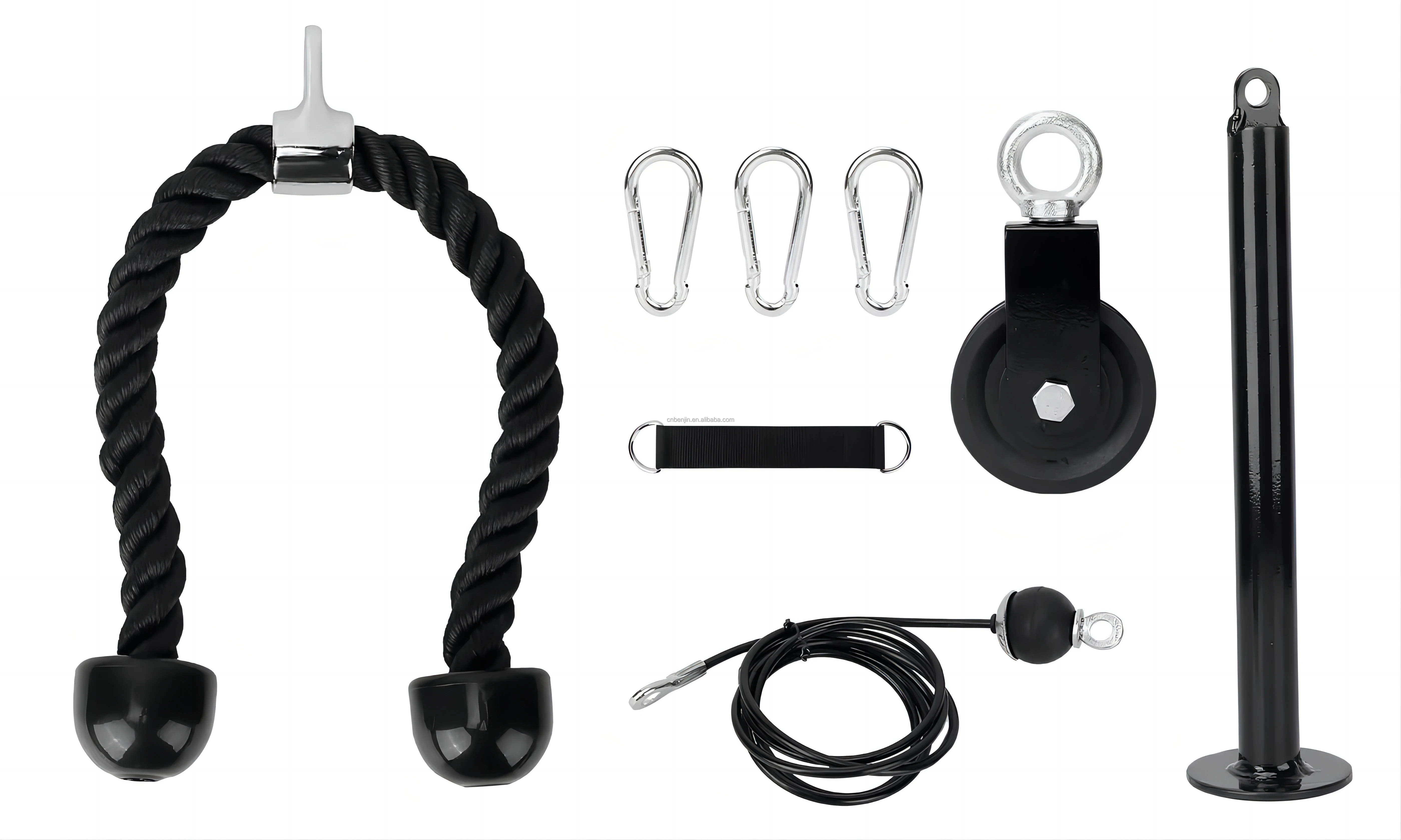 Portable Weight Cable Pulley System Gym Trainer - Buy Pulley Hanging ...