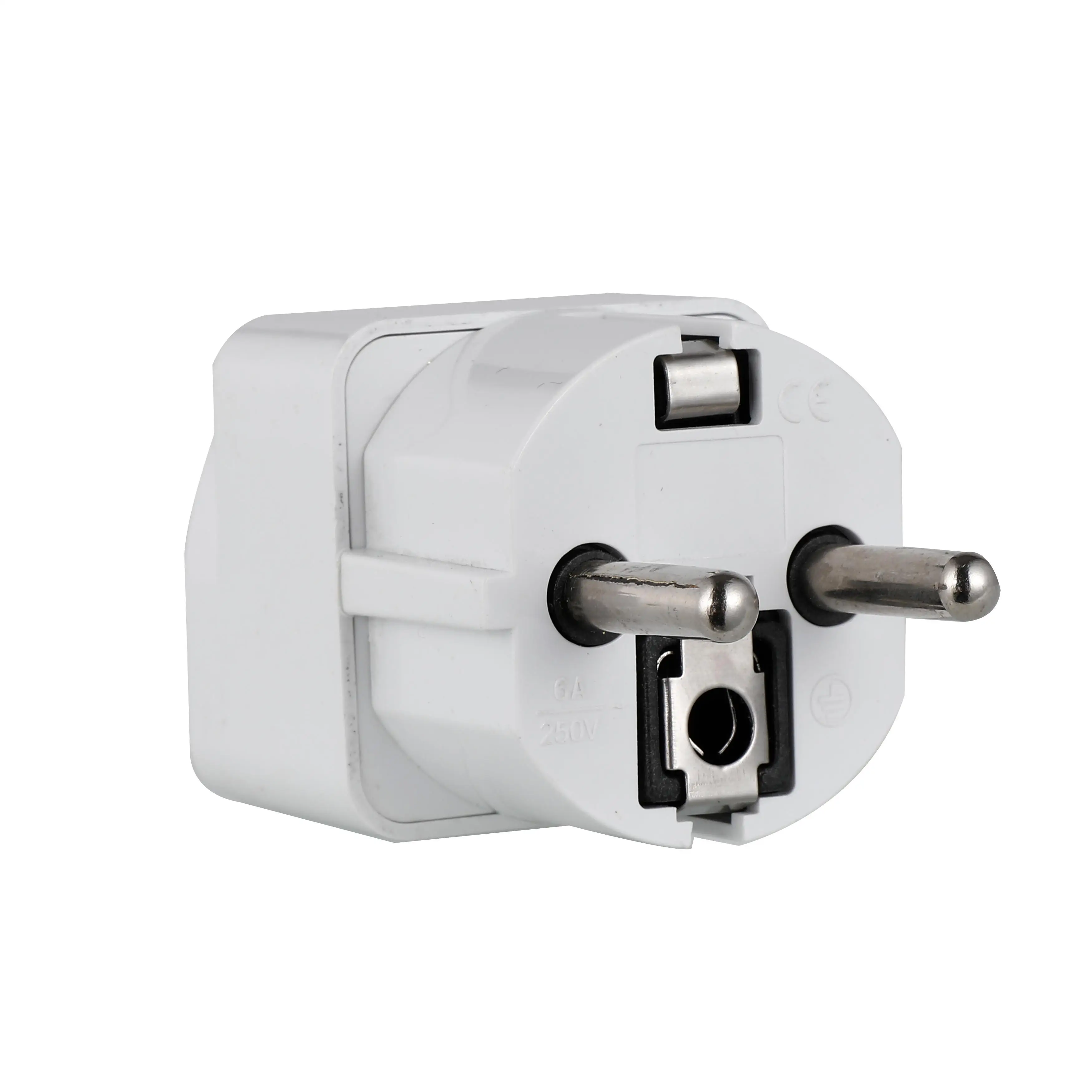 2 Pin Plug To Universal Socket Light Socket Adapter Travel Adapter ...