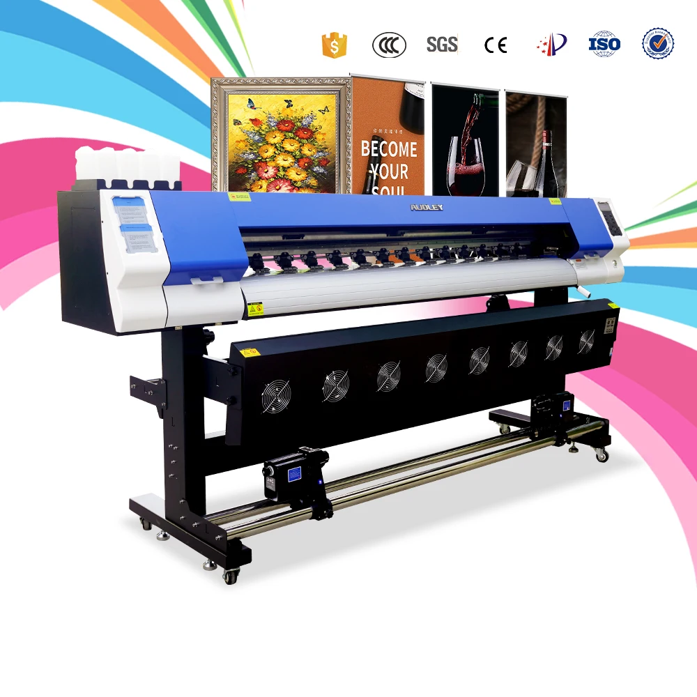 1.3/1.6/1.8/1.9m Eco For Solvent Flatbed Printer Printheads Multicolor ...