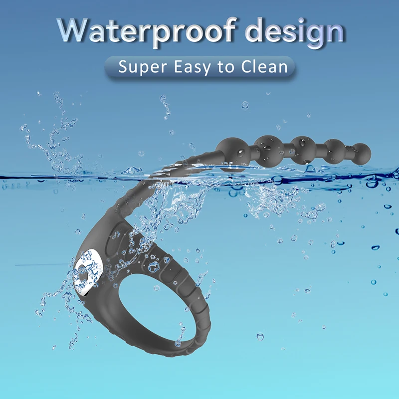 Masturbator Wireless Control Backyard Bead Silicone Vibrating Lock ...