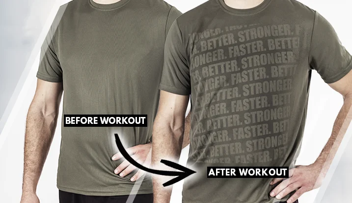 Hidden Inspirational Message Funny Motivational Workout Shirt