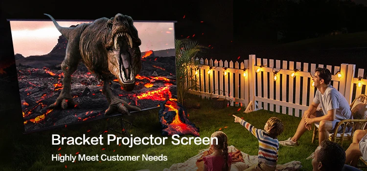 Floor Rising On Stand 60 Inch Home Theater Screen Projector Outdoor ...