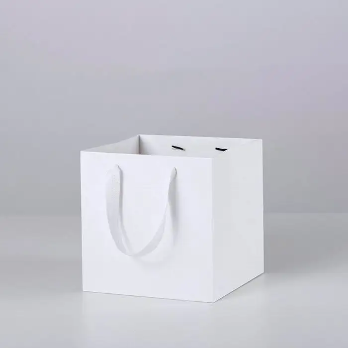 Wholesale/customized Logo Square Paper Gift Bag,Paper Package Bag ...