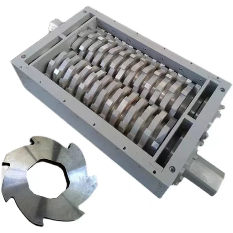 Single Shaft Recycling Paper Shredder Cutting Blades