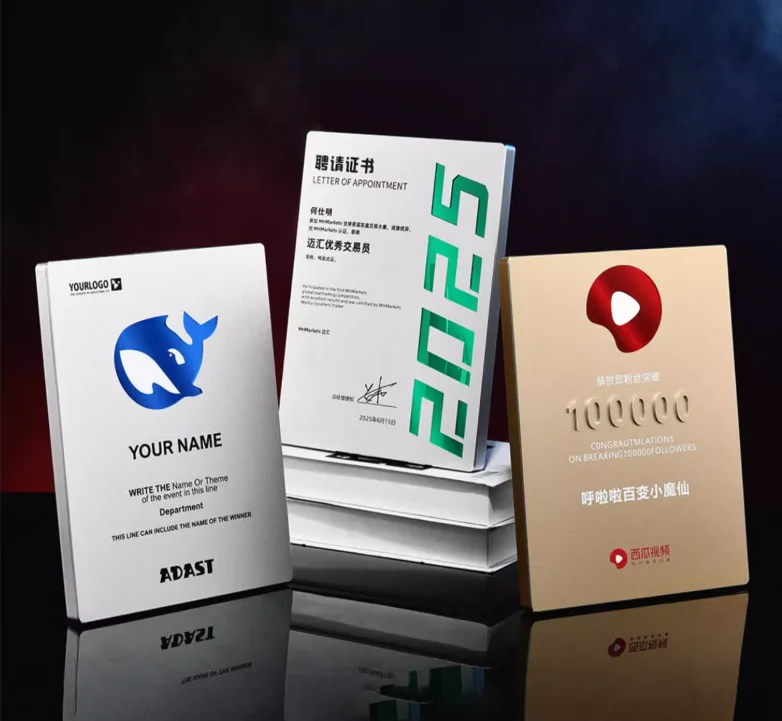 Custom Metal Plaques - Durable and Versatile Awards