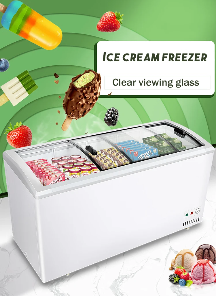 400 L to 1000 L Top Open Fridge Chest Horizontal Deep Freezer