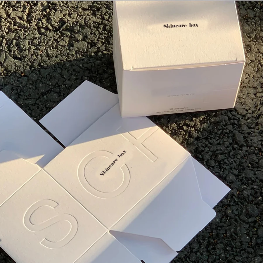Accepting Customized 350gsm White Cardboard Boxes With Full-Color ...