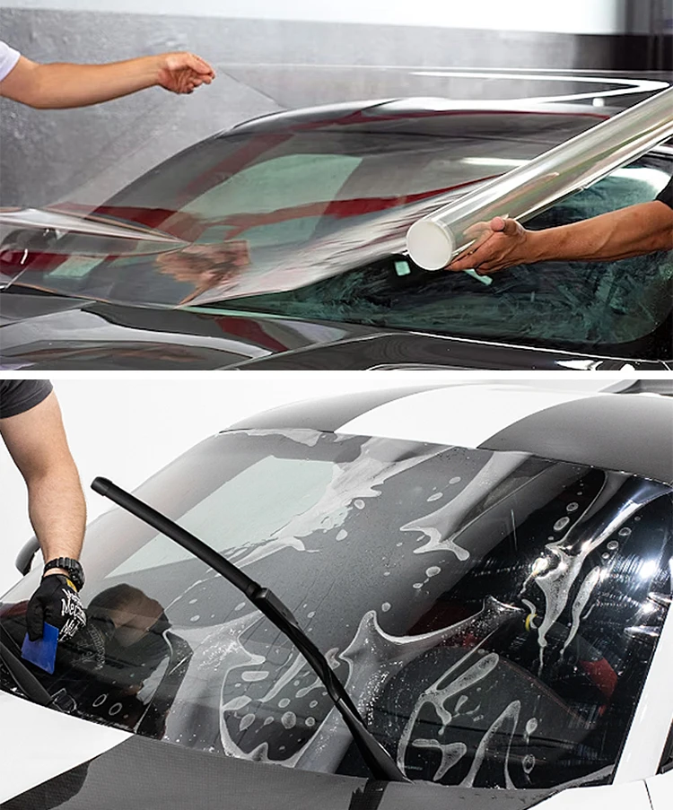 Anti Break Window Glass Film Prevent Glass Breakage Nano TPU Windshield ...