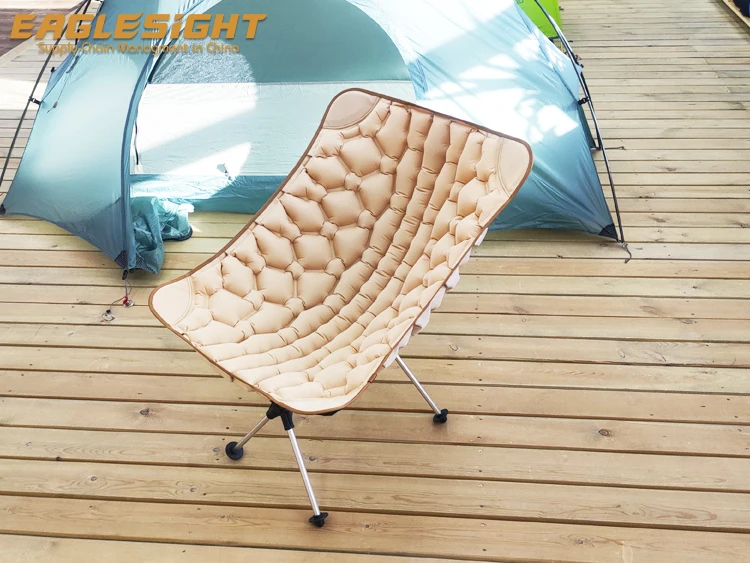 Inflatable Camping Chair with Air Seat and Back for Cold Weather