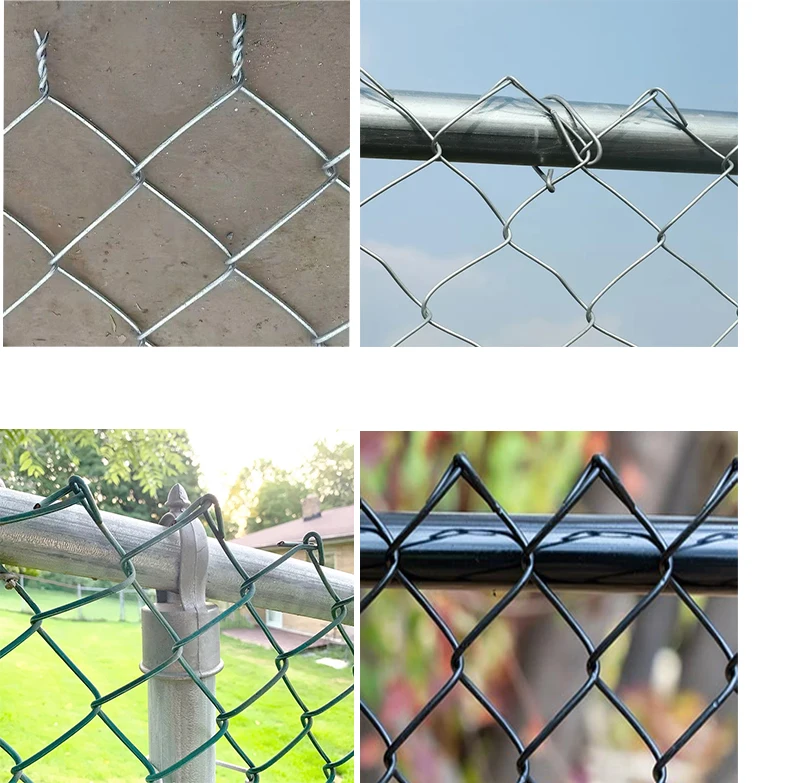 Cyclone Fence Metal Guardrail Pvc Coated Chain Link Panels Powder ...