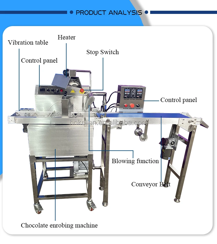 Automatic Mini Chocolate Coating Machine - High Productivity