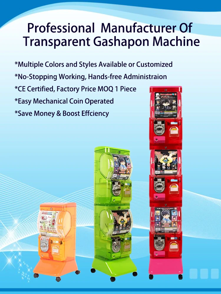 Japanese Gacha Capsule Prize Vending Machine Automatic Coin Or Token ...
