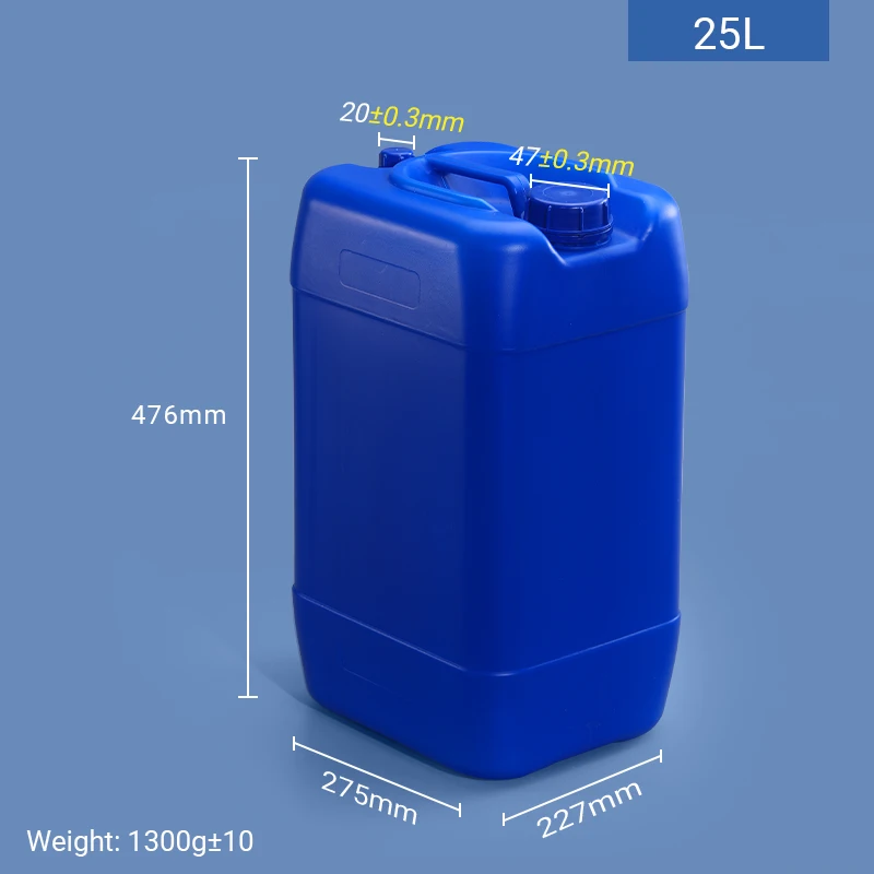 25 Liter Plastic Jerry Cans - Ideal for Chemical Storage