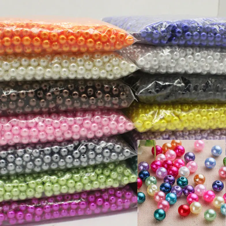 JC Crystal Wholesale Colorful 6-10mm ABS Pearl Beads with Hole Luxury ...