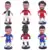 Football Action Figures Players Custom Mini Pvc Plastic Soccer Star ...