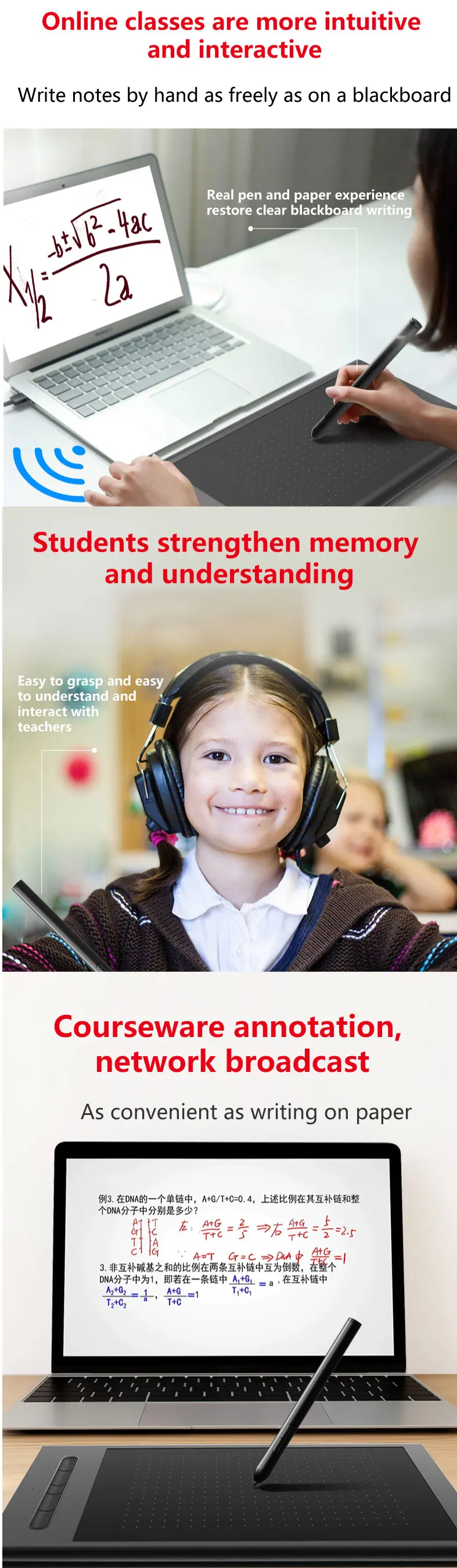 Letsketch รุ่นล่าสุด Wp9625ไร้สายกราฟิกปากกาวาดภาพแท็บเล็ตที่มีแบตเตอรี่ฟรีปากกา - Buy ไร้สายปาก ...