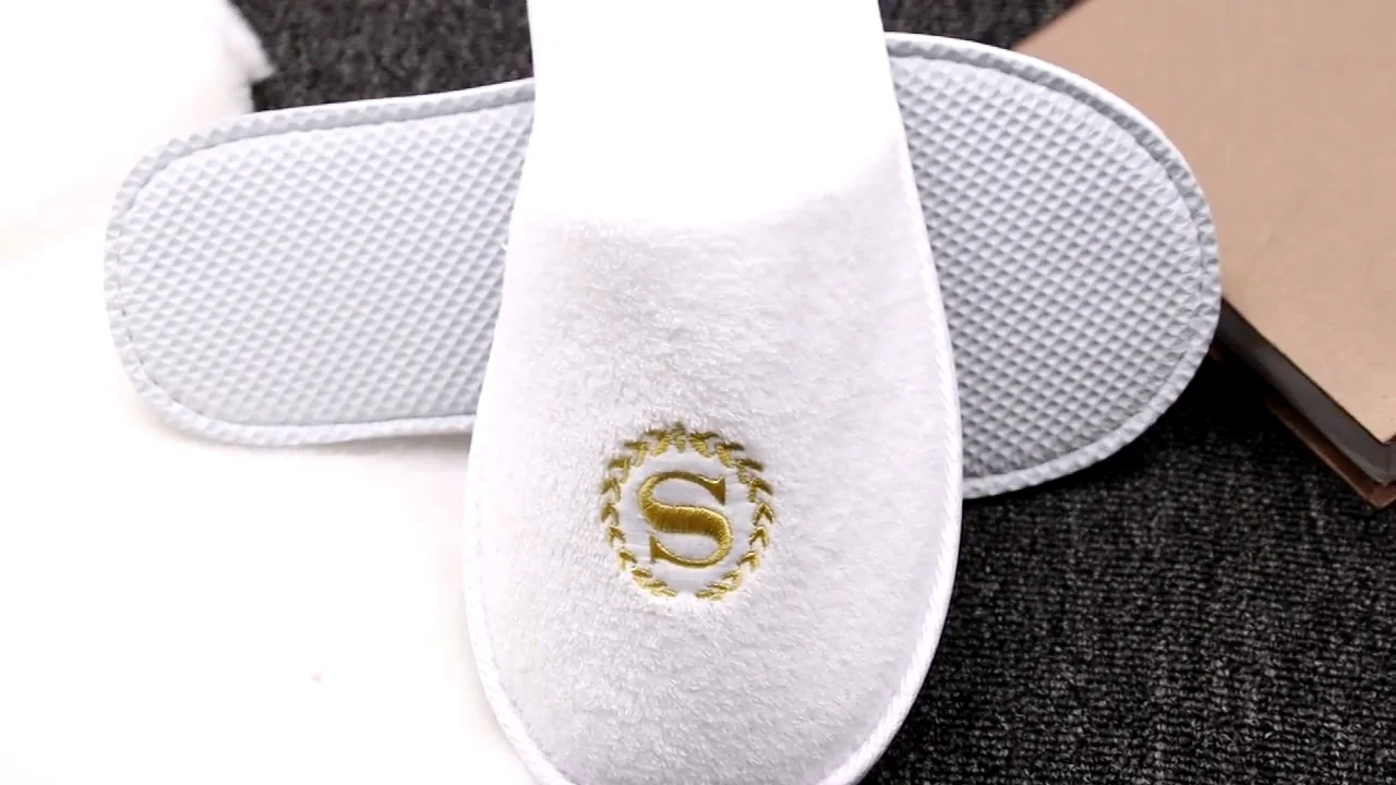 S&j Sheraton Luxury Hotel White Close Toe Customized Disposable ...