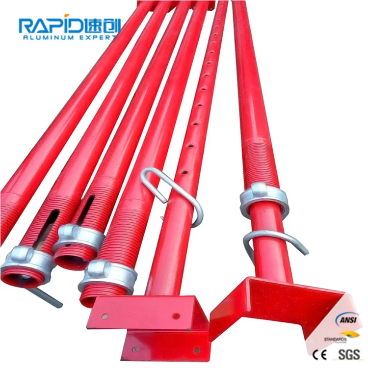 Adjustable Steel Scaffolding Shoring Heavy Duty Galvanized Prop ...