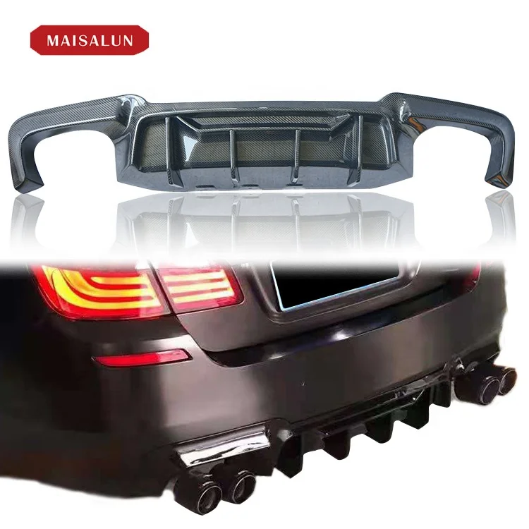 F10 M5 Customizable Material Rear Diffuser For BMW 5 Series F10 F18 ...