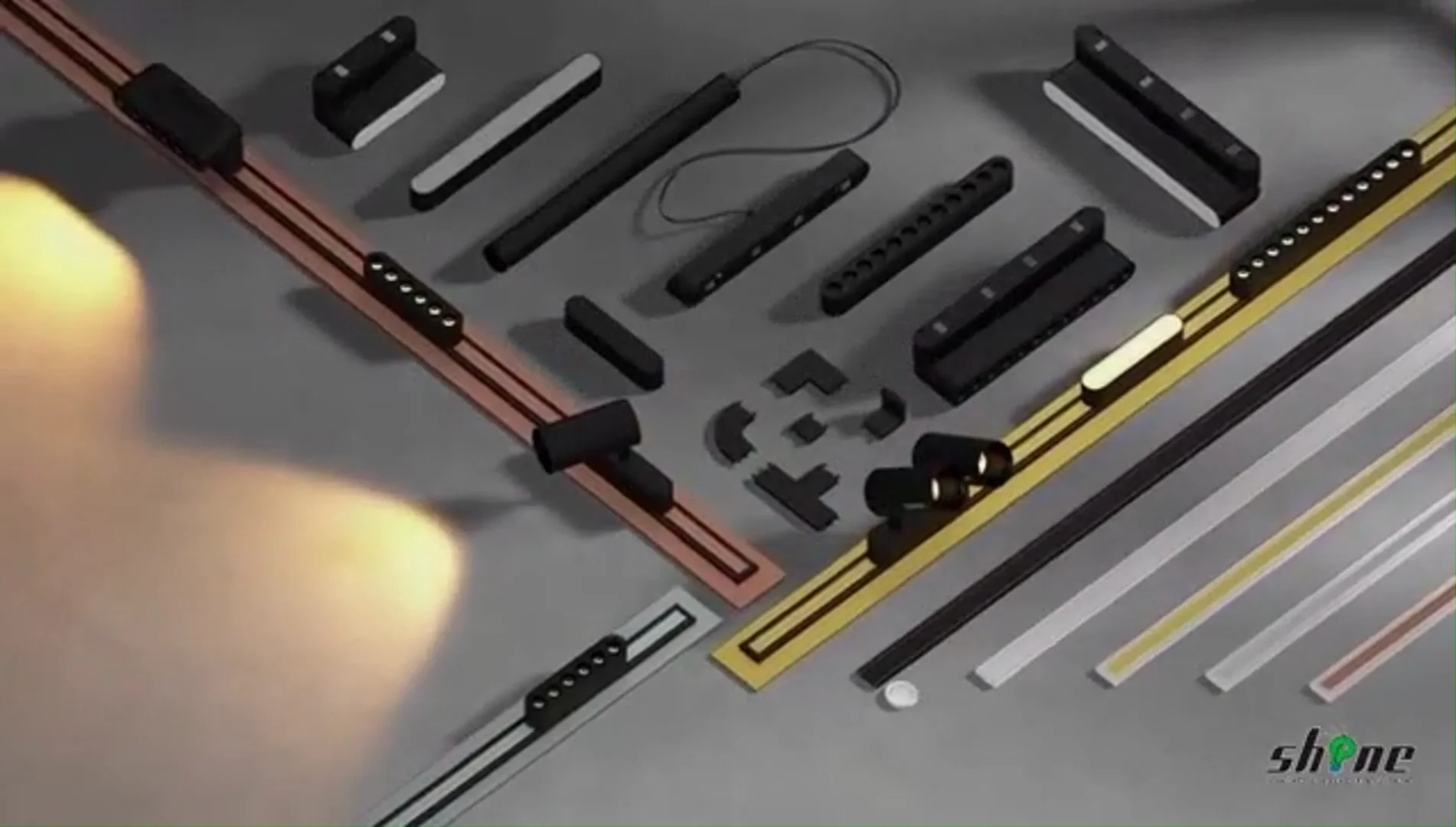 Factory Price Cob Led Track Magnetic Light Raw Material Aluminum ...