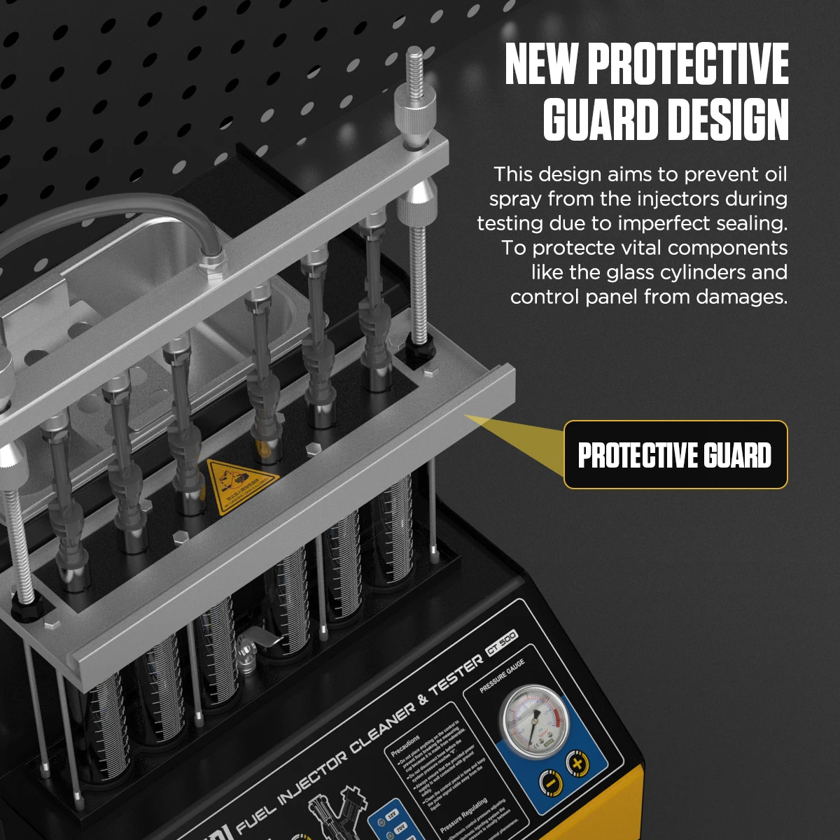 AUTOOL CT500 Car Ultrasonic Fuel Injector Cleaner - High Pressure Washer